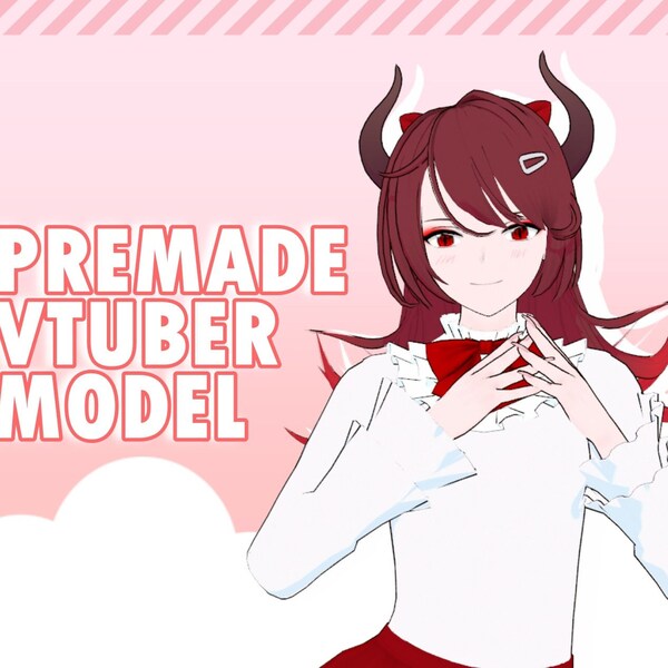 Vtuber Demon Girl - Etsy