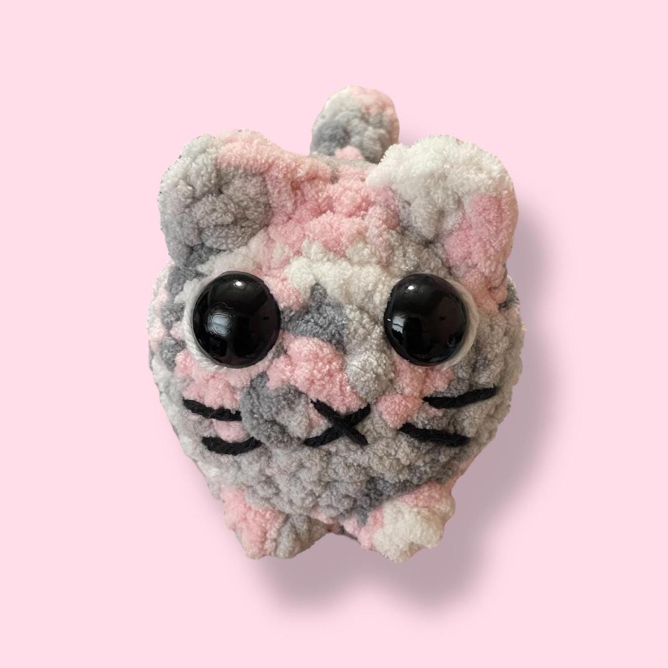 Crochet Loaf Cat Plushie | Amigurumi Handmade Stuffed Animal - Etsy