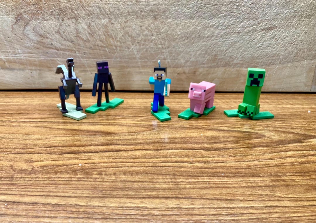 Minecraft Christmas Ornaments, Keychains & Backpack Clip | 2.5 Inch ...