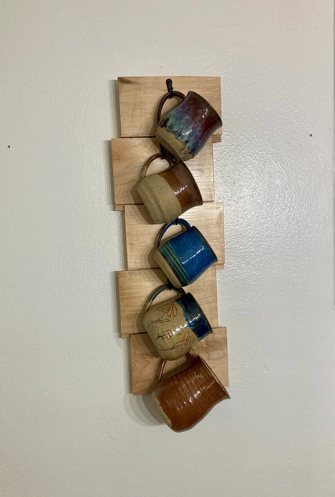 Coffee Mug Holder Wall Mounted Mug Rack Coffee Mug Rack Coffee Bar ...