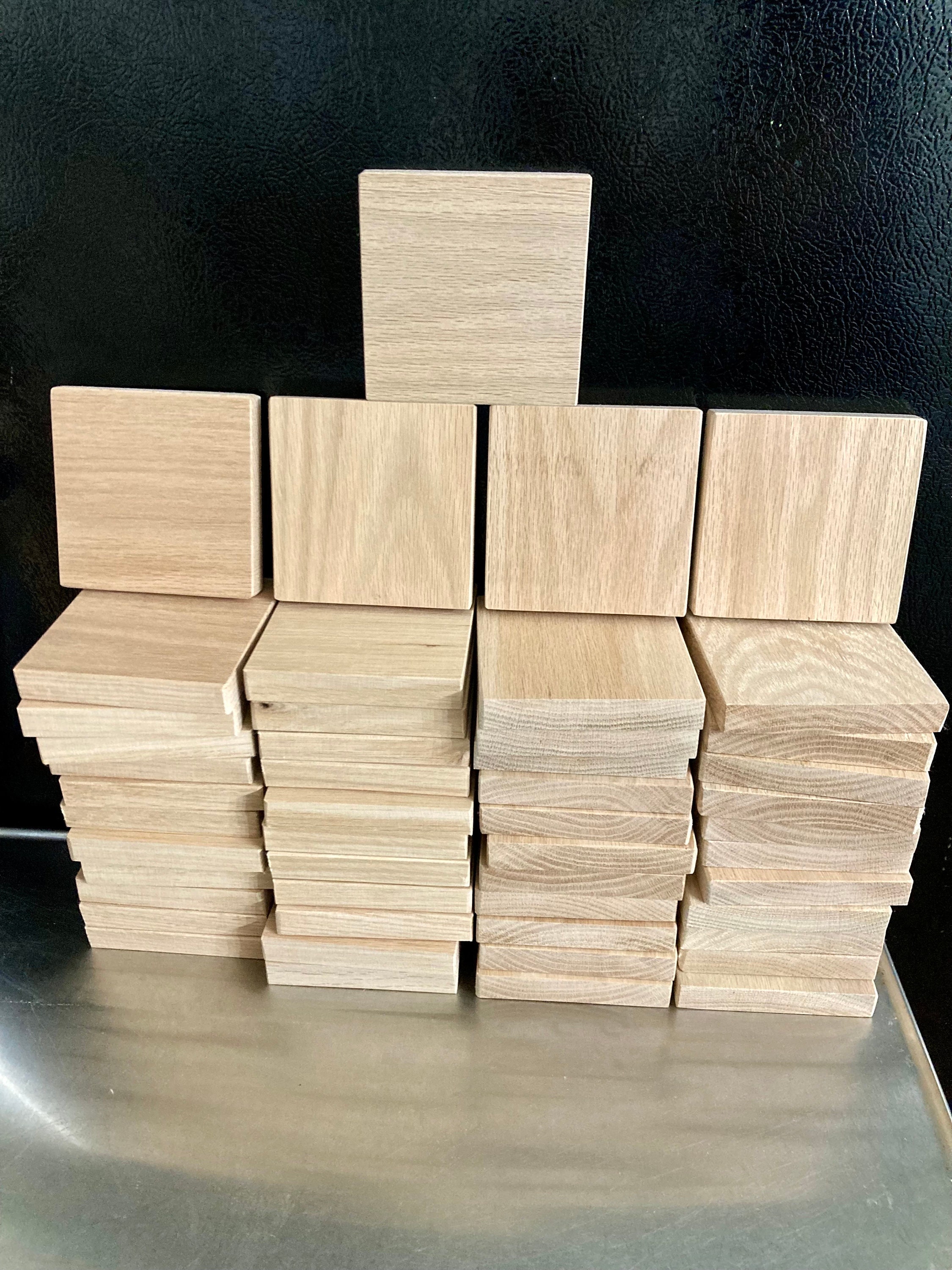 Oak Wooden Coaster Blanks | Crafting | Party Decor | All Natural Wood ...