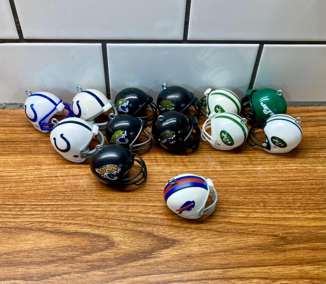 NFL Football Helmet Christmas Ornament, Keychain & Backpack Clip | AFC ...