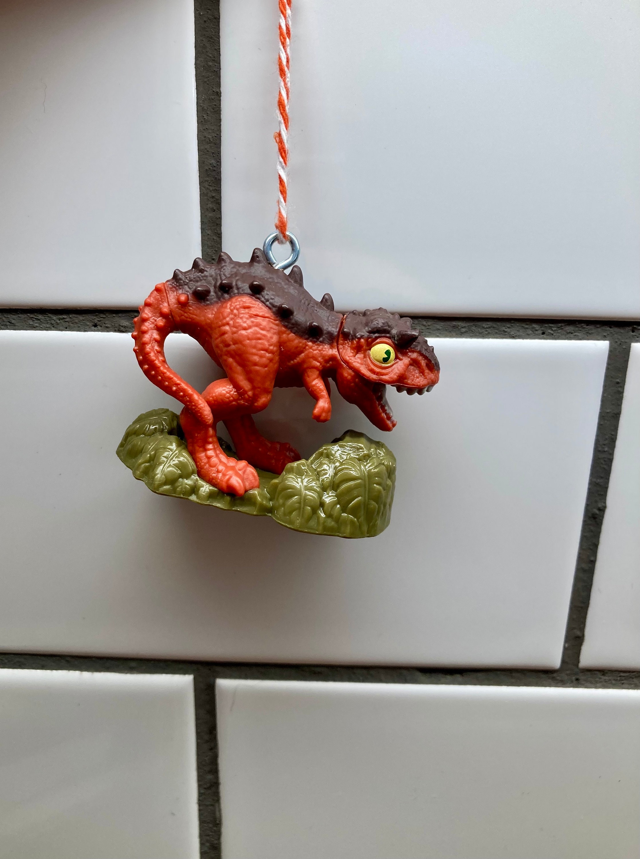 Jurassic World Dinosaur Christmas Ornaments, Keychains & Backpack Clip ...