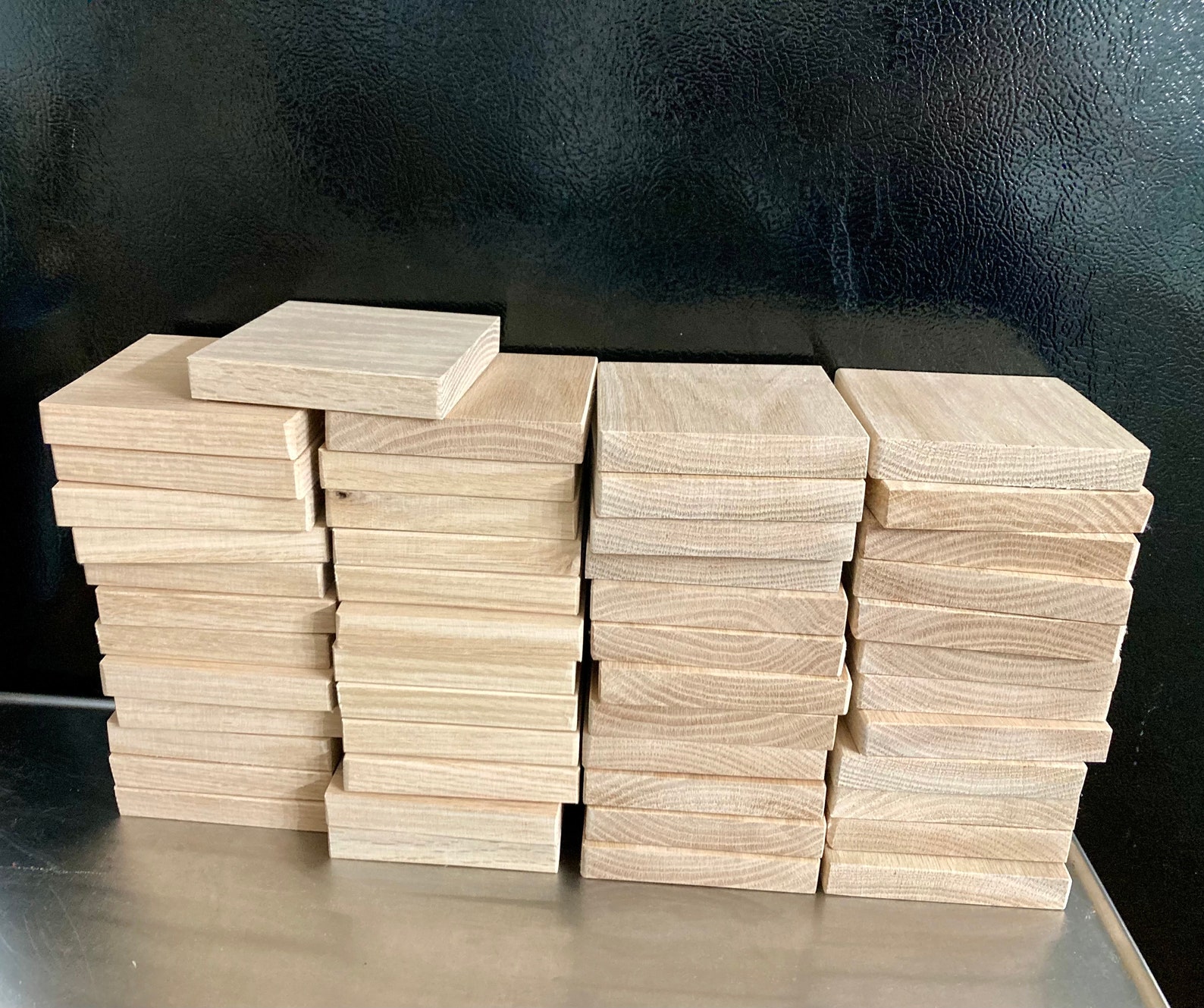 Oak Wooden Coaster Blanks | Crafting | Party Decor | All Natural Wood ...