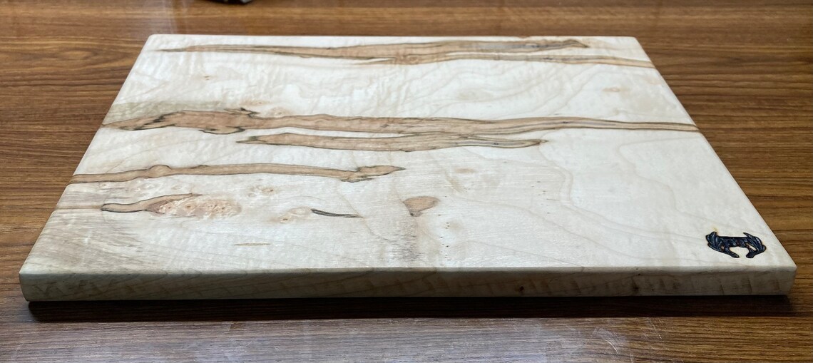 Solid Core Curly Maple Cutting Board - Etsy