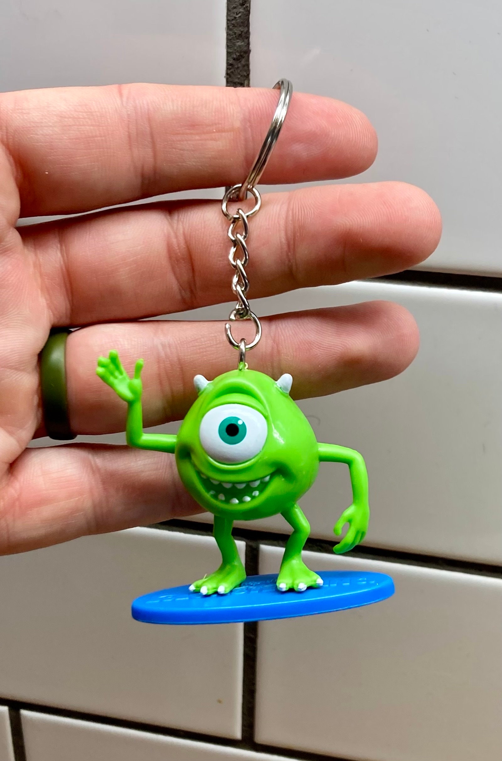 Pixars Monsters Inc Christmas Ornaments and Keychains 2 Inch Tall Pixar ...