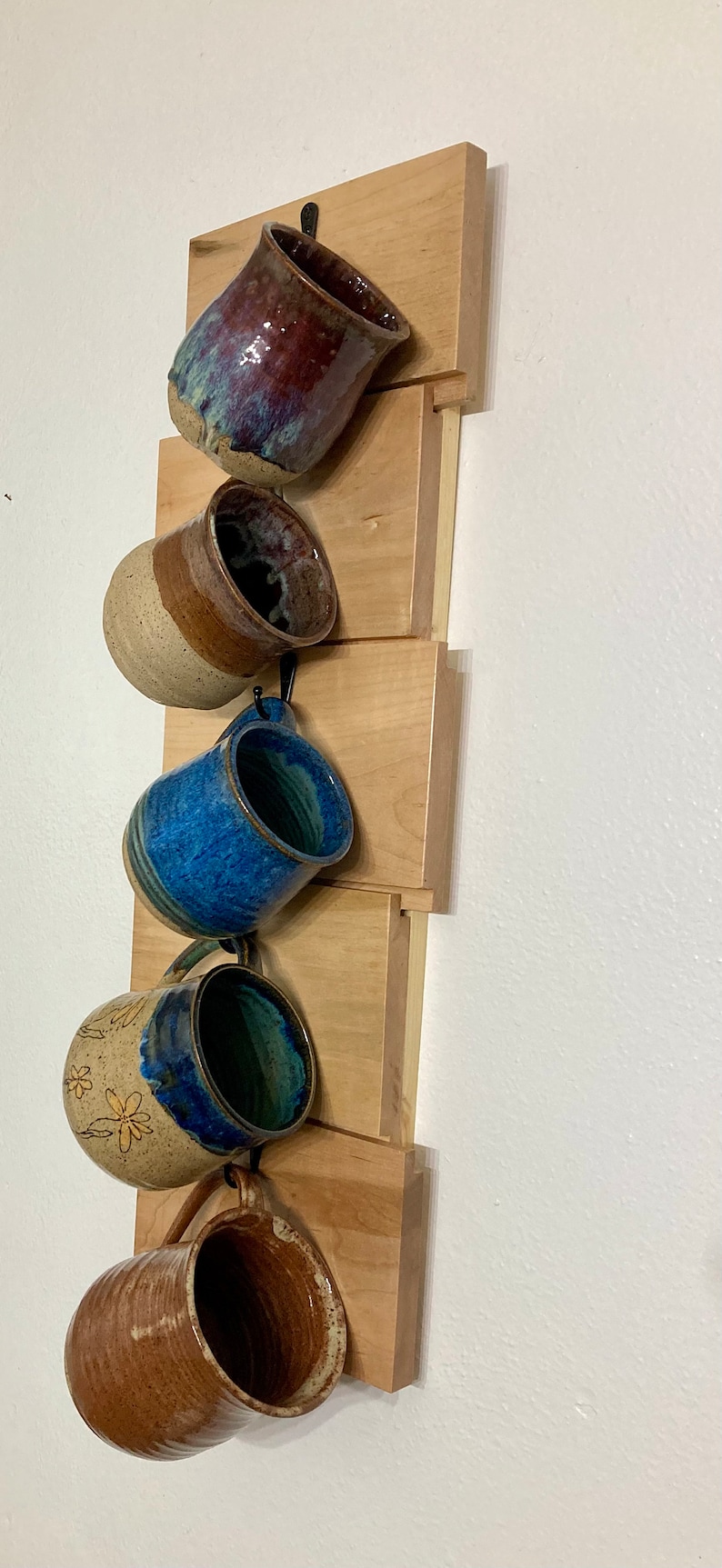 Coffee Mug Holder Wall Mounted Mug Rack Coffee Mug Rack Coffee Bar ...