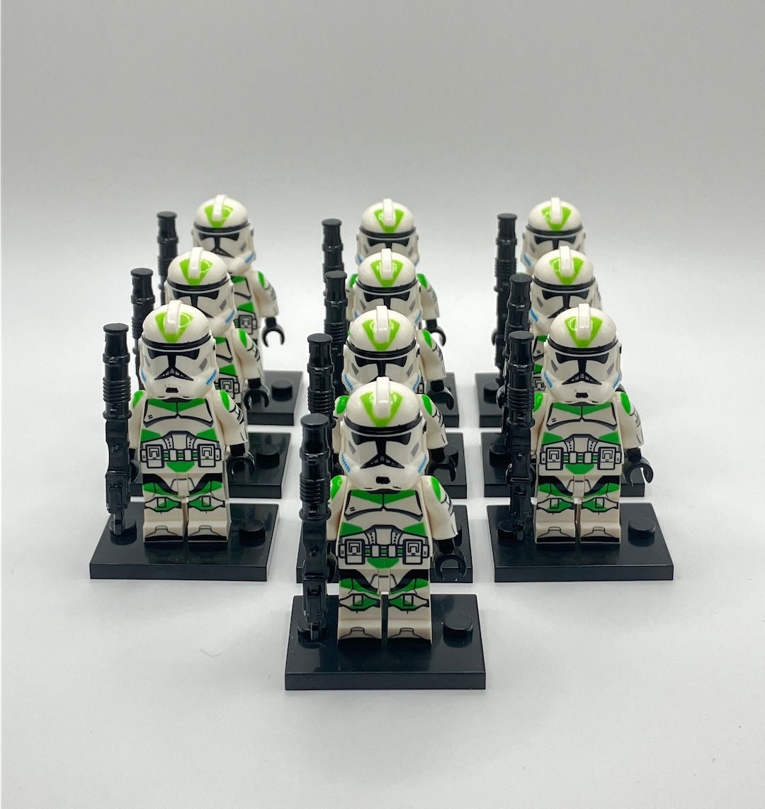 Star Wars Green Clone Troopers Lot of 10 Star Wars Attack of - Etsy