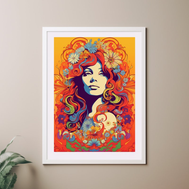 70s Psychedelic Art - Etsy