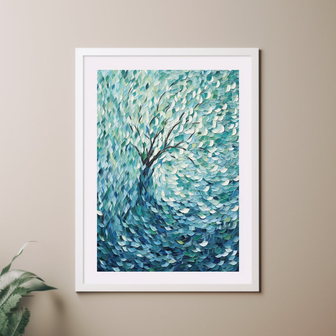 Tree of Life Art Print, Pagan Wicca Celtic Mythology, Nature Lover ...