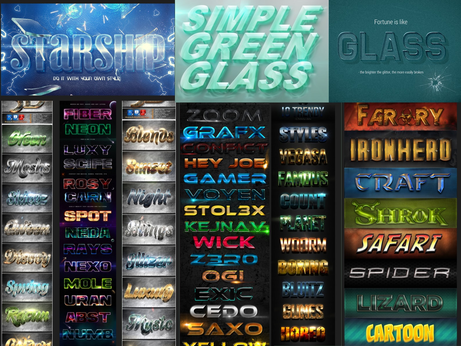 Ultimate Photoshop Text Effects Bundle: 1000+ Editable Psds for Luxury ...