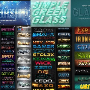 Ultimate Photoshop Text Effects Bundle: 1000+ Editable Psds for Luxury ...