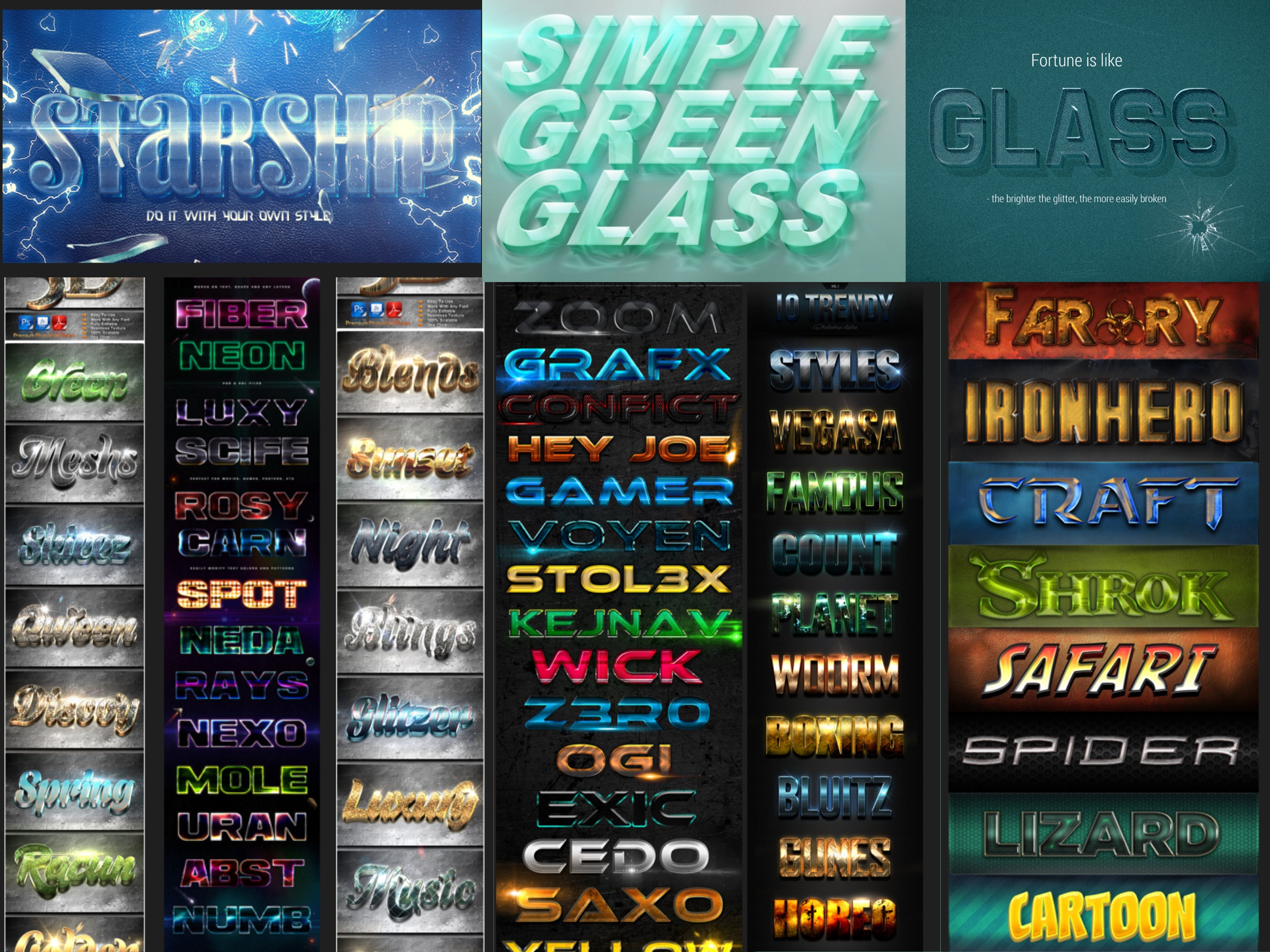 Ultimate Photoshop Text Effects Bundle: 1000+ Editable Psds for Luxury ...