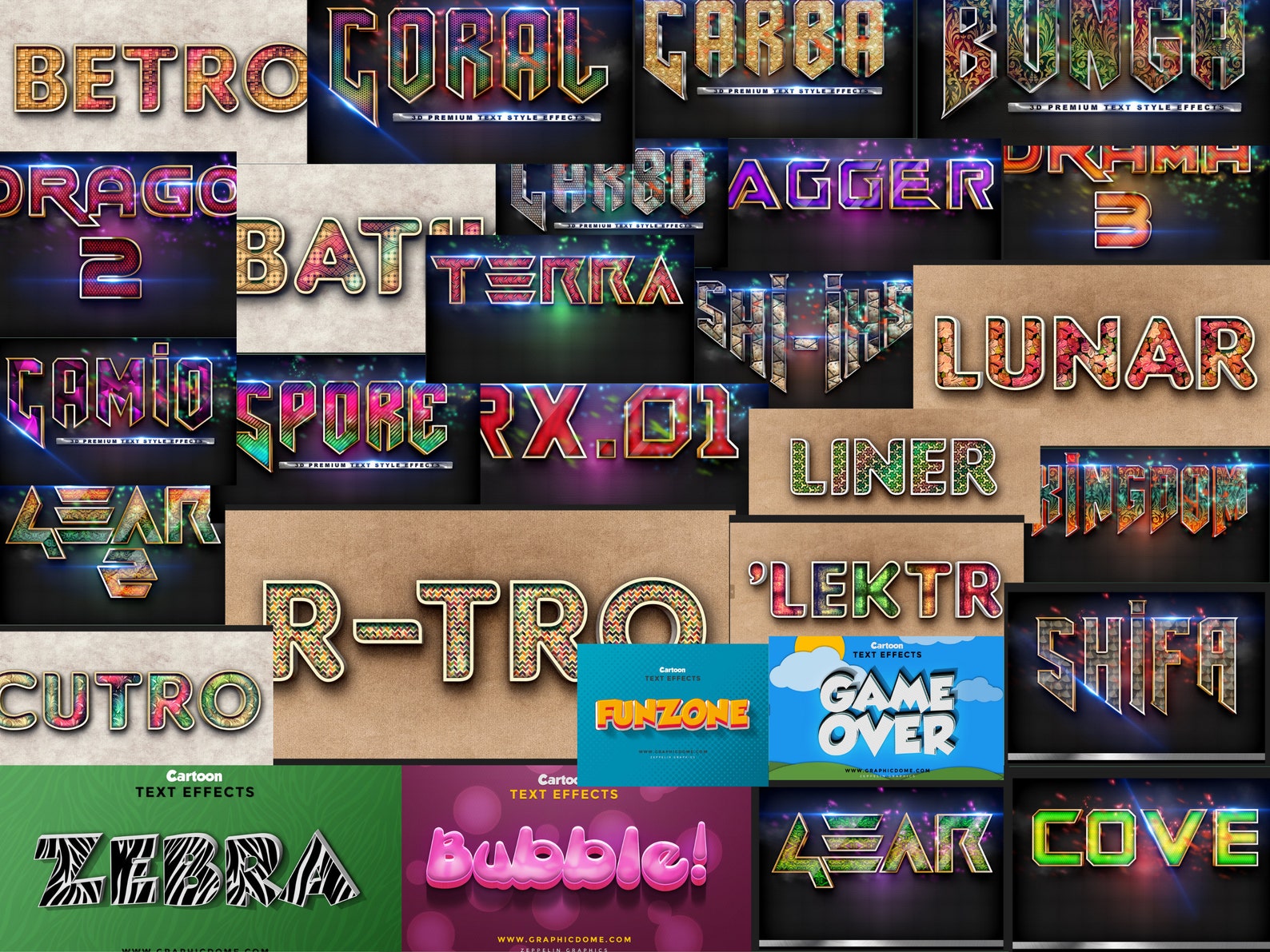 Ultimate Photoshop Text Effects Bundle: 1000+ Editable Psds for Luxury ...