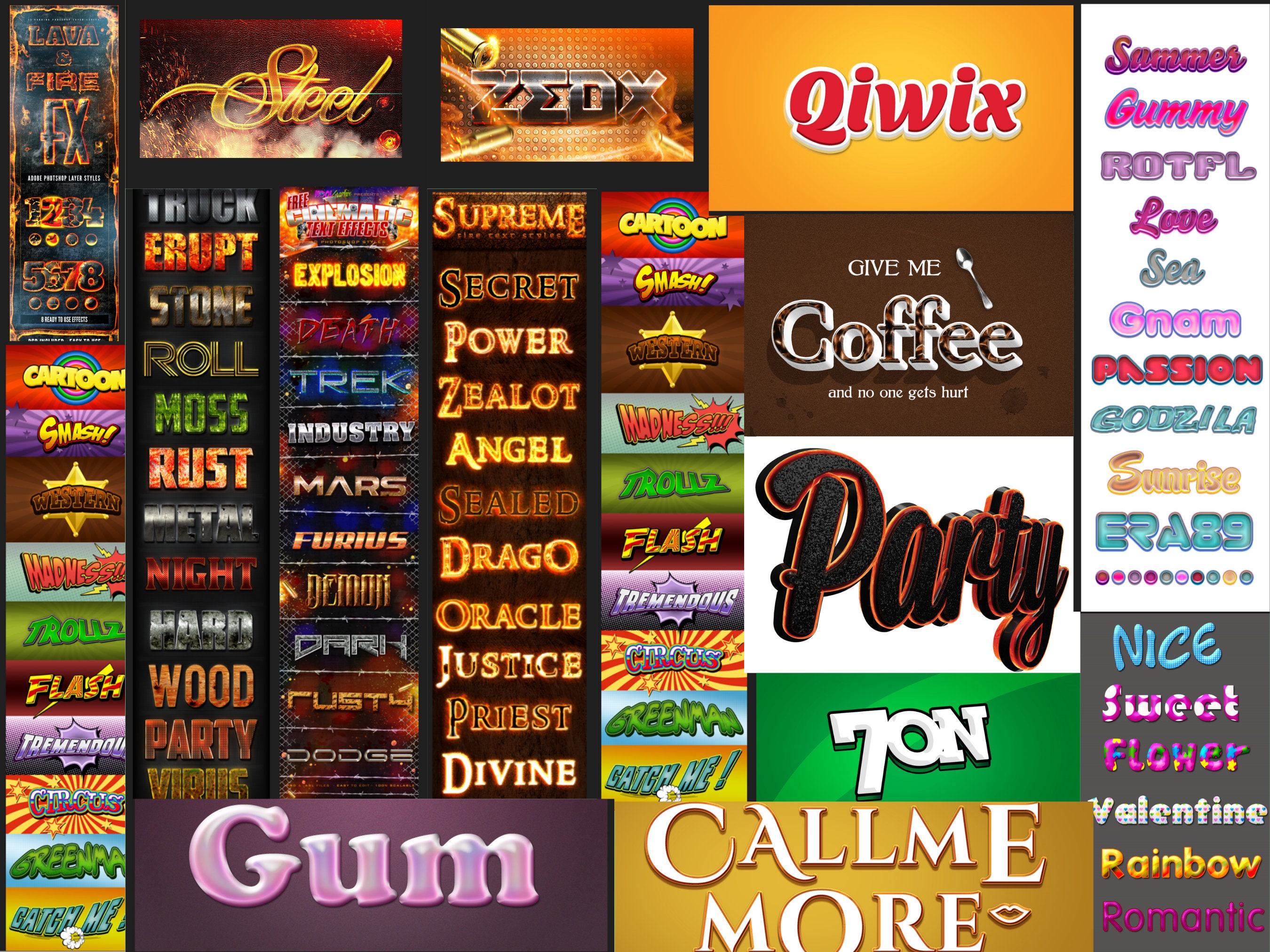 Ultimate Photoshop Text Effects Bundle: 1000+ Editable Psds for Luxury ...