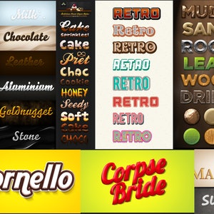 Ultimate Photoshop Text Effects Bundle: 1000+ Editable Psds for Luxury ...