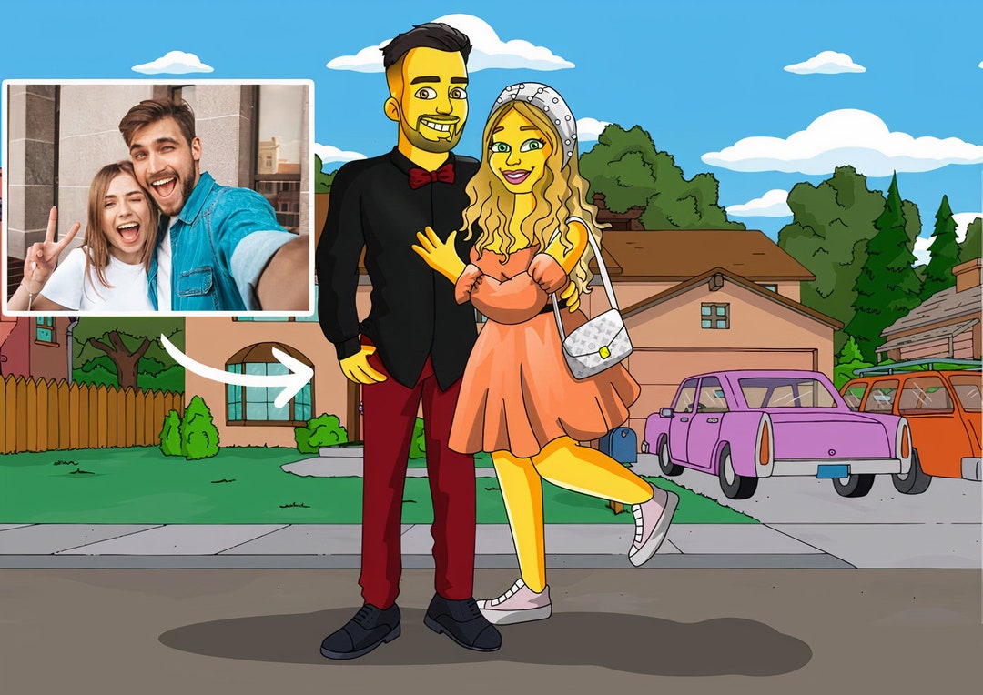 Custom Simpsons Portrait - Turn Your Photos Into an Iconic Character ...