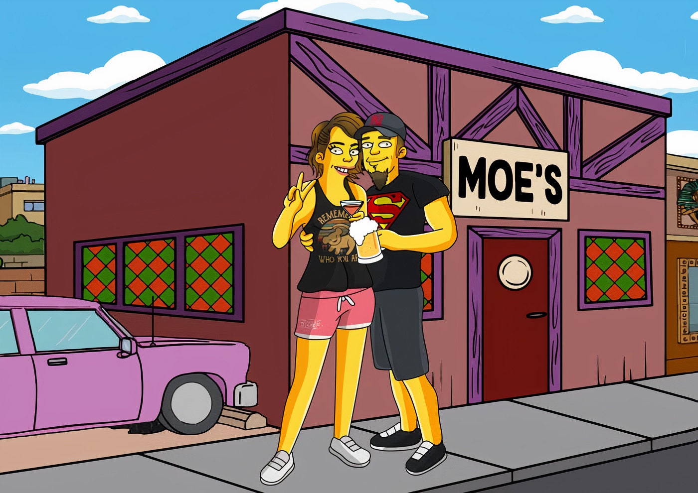 Custom Simpsons Portrait Turn Your Photos Into an Iconic - Etsy