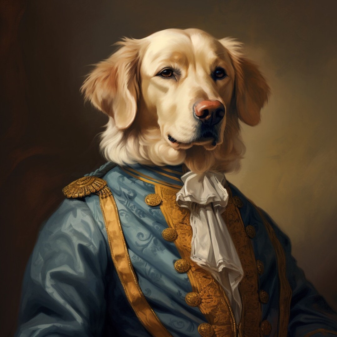 Custom Royal Dog and Cat Portrait Queen Custom Royal Family - Etsy