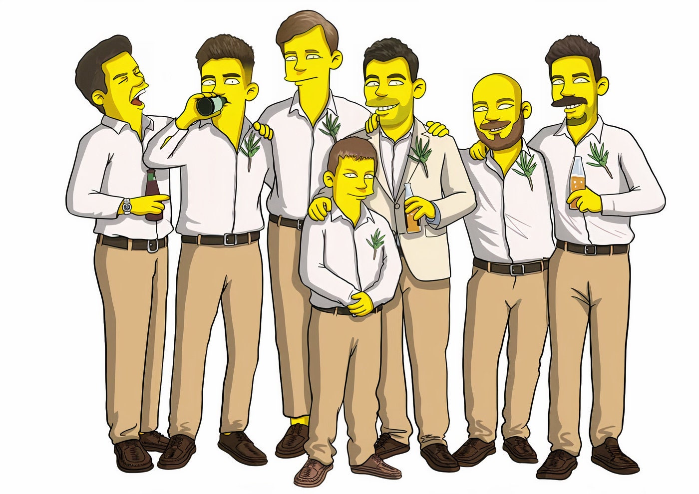 Custom Simpsons Portrait Turn Your Photos Into an Iconic - Etsy
