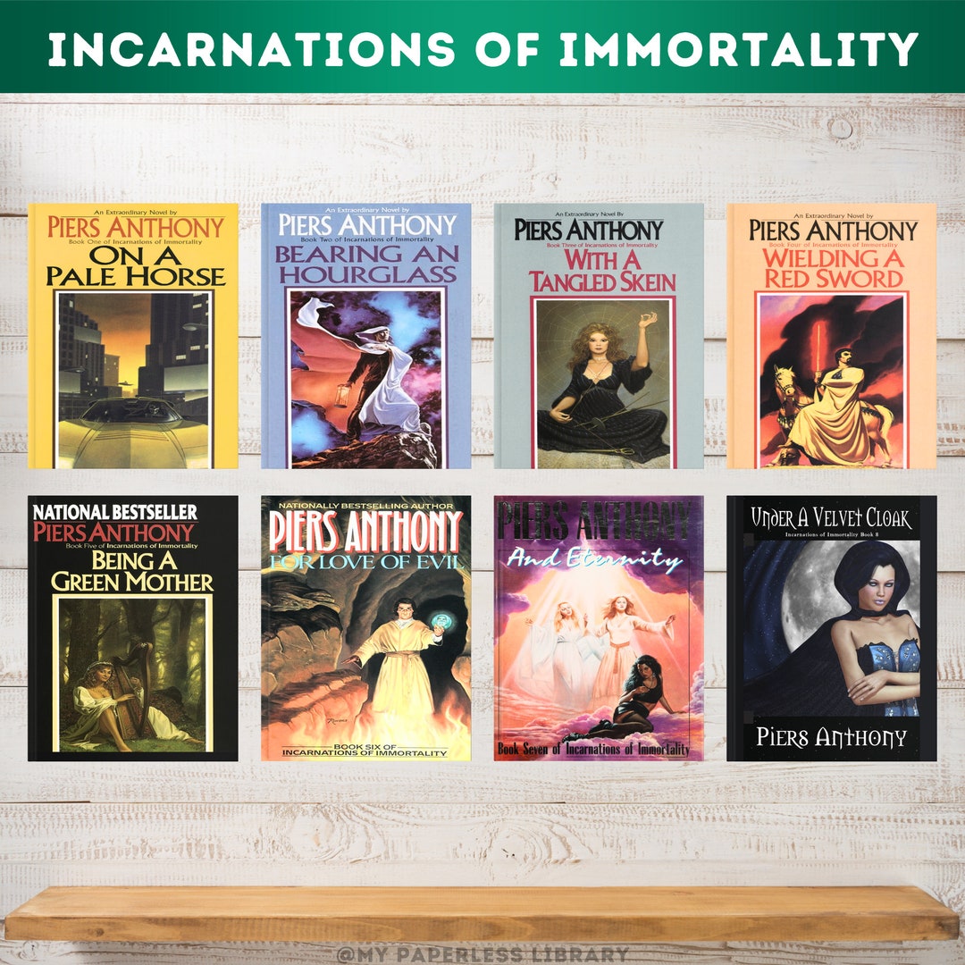 Incarnations of Immortality Complete Book Series 1 to 8 by Piers ...