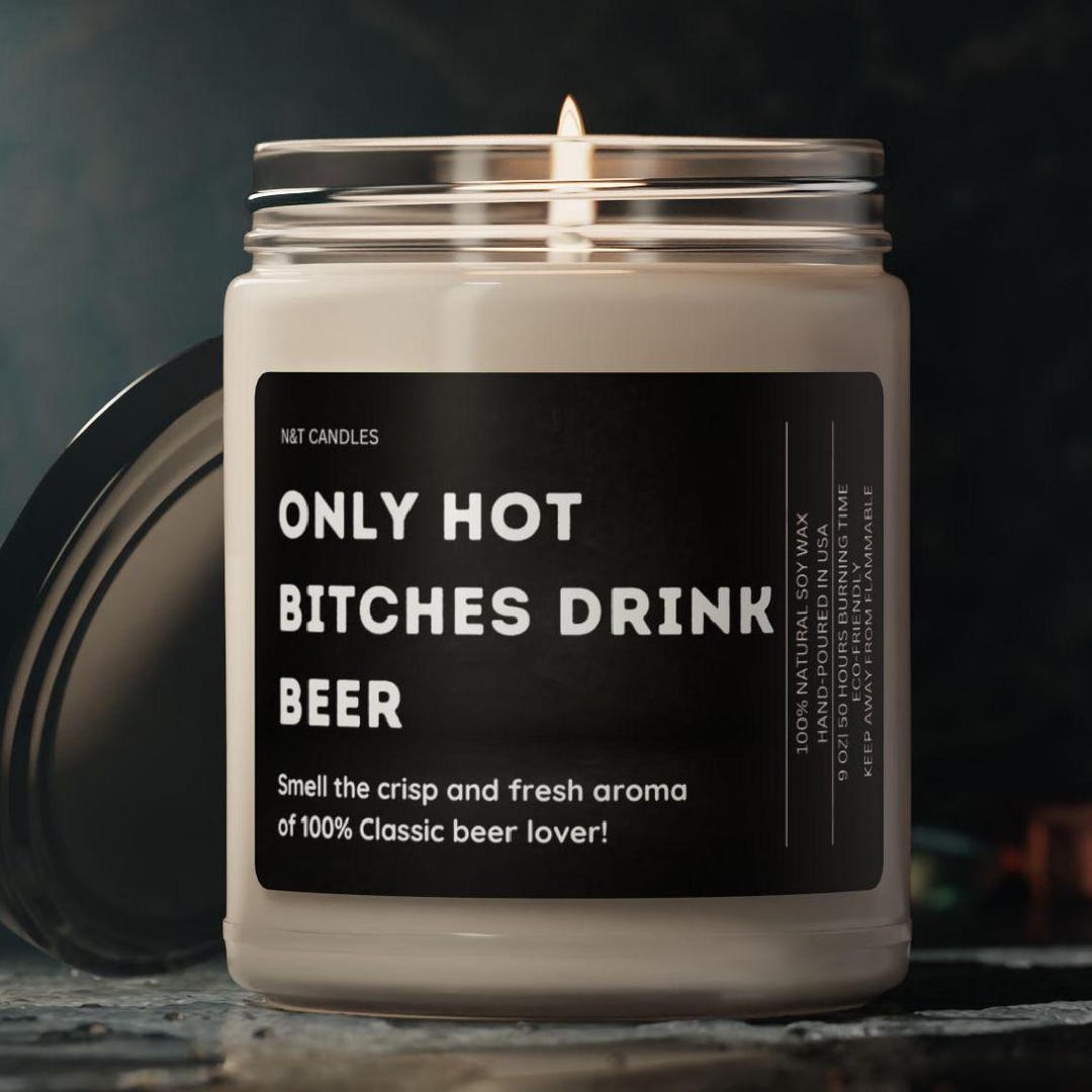 Smells Like Beer Lover Candle Gift for Beer Drinker Perfect for Beer ...