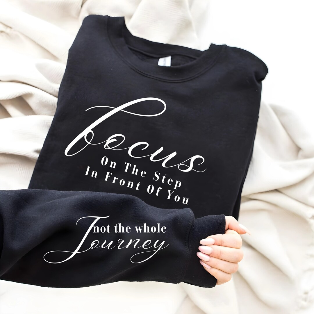 Emo Shirt Focus on the Step in Front of You Mental Health Care Shirt ...