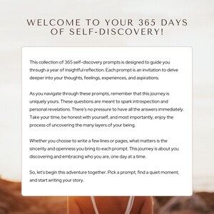 365 Journal Prompts for Self-discovering 2024 - Etsy