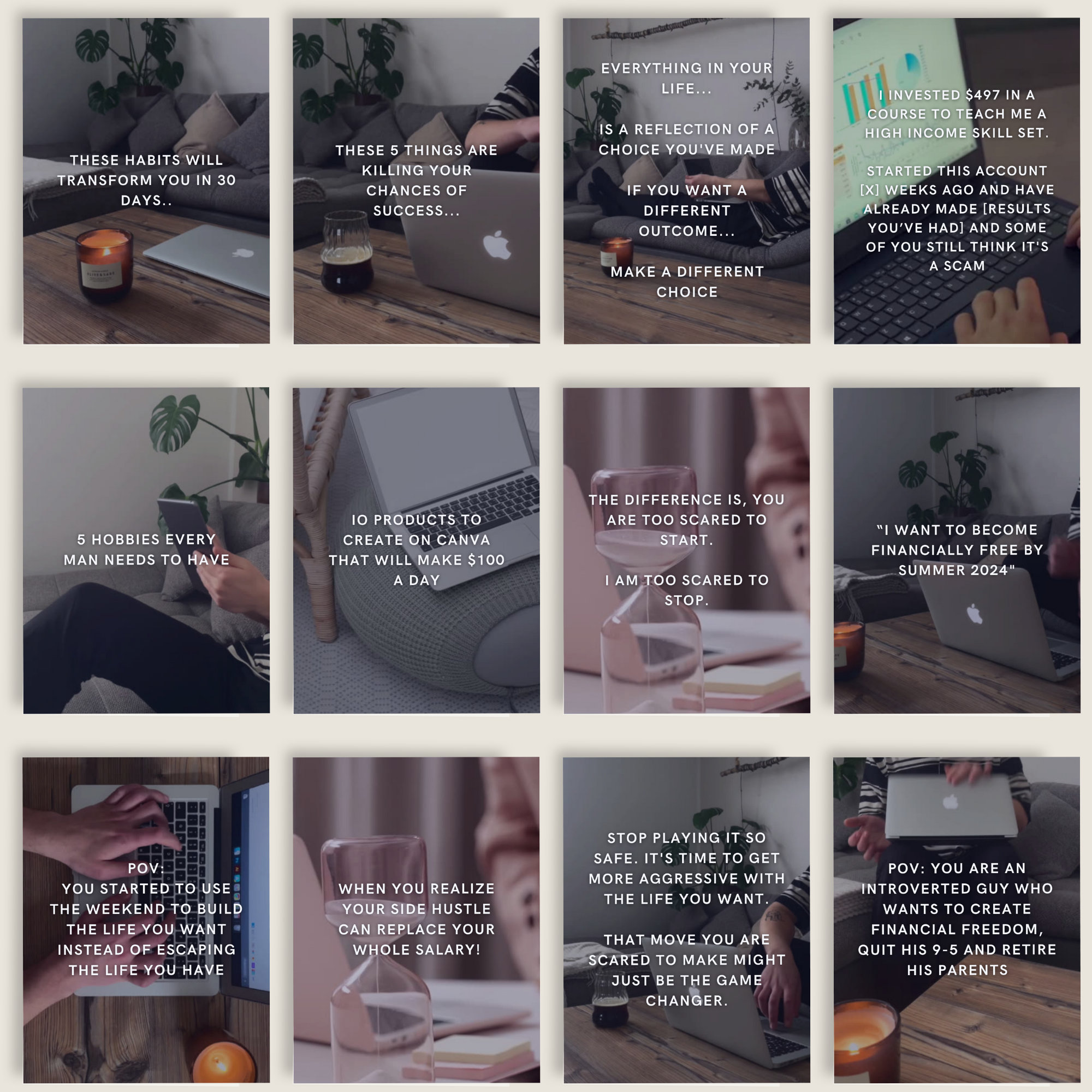 31 Faceless Men Reels - Templates - Etsy