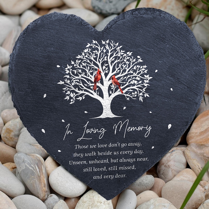 Cardinal Memorial Stone - Etsy