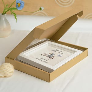 Silver Wedding Anniversary Personalized Pebble Art Frame, 25th ...