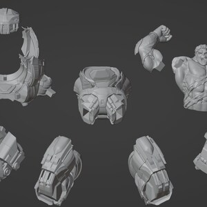 Hulk Breaking Out of Hulkbuster 3D STL File - Etsy