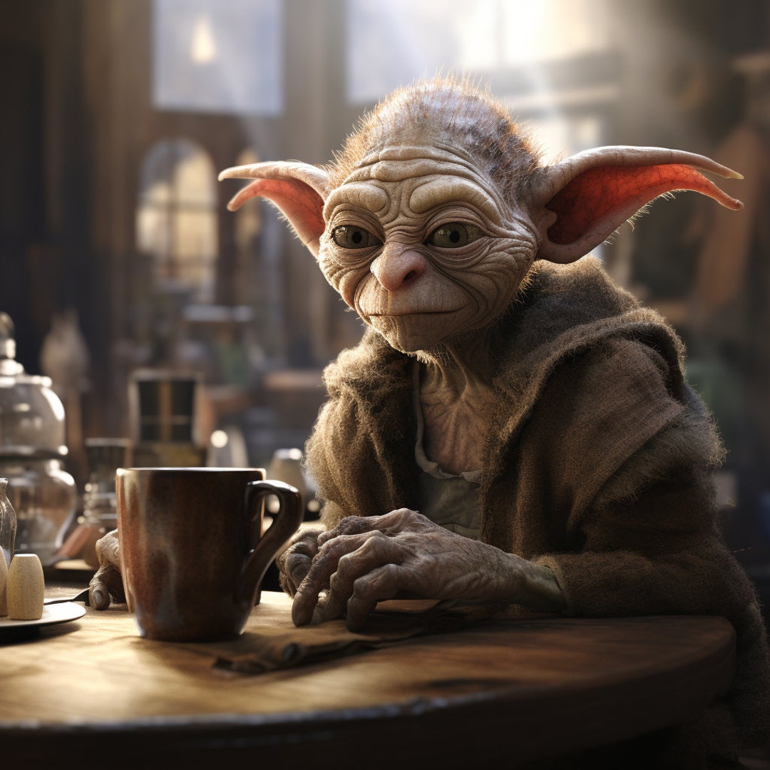 Coffee Art of Fantasy Characters Drinking Coffee. Great Gift Idea for ...