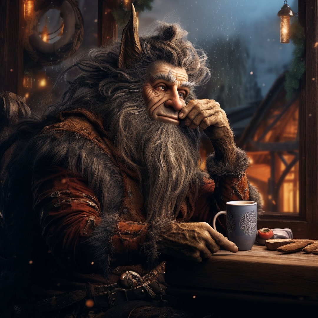 Coffee Art of Fantasy Characters Drinking Coffee. Great Gift Idea for ...