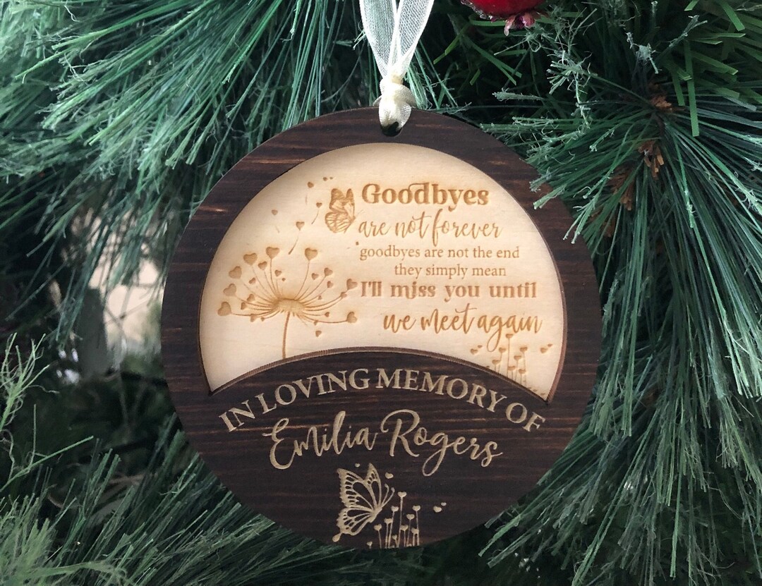 In Loving Memory Ornaments Memorial Ornaments Ornament for - Etsy