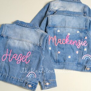 Personalized Baby Denim Jacket: Custom Name Toddler Jean Jacket - Etsy