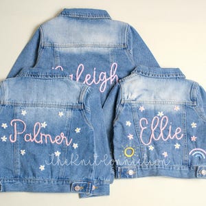 Personalized Baby Denim Jacket – Custom Toddler Name Jacket, Perfect ...