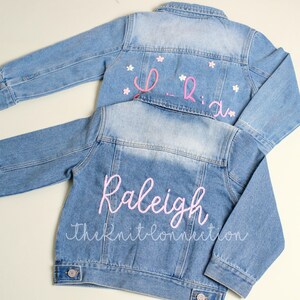 Personalized Baby Denim Jacket: Custom Name Toddler Jean Jacket - Etsy