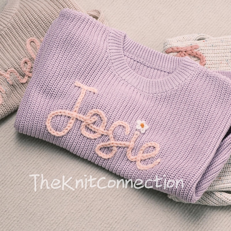 Baby Sweater With Name - Etsy