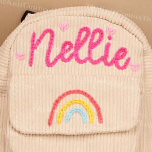 Personalized Kids Mini Backpack: Handcrafted Custom Name Bag - Etsy