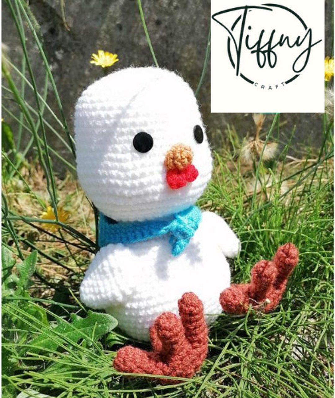 Crochet White Chick Lucy Amigurumi Pattern [english-french] - Etsy