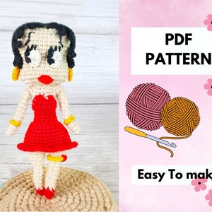 Betty Boop Crochet Pattern - Etsy