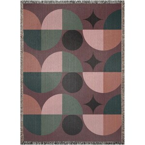 Geometric Colorblock Woven Throw Blanket - Etsy