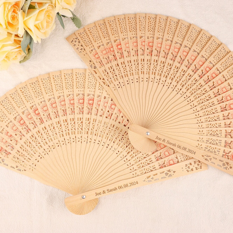 Custom Fan Wedding Favors - Etsy