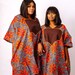 Bamaya - African Print Agbada Dress - Etsy