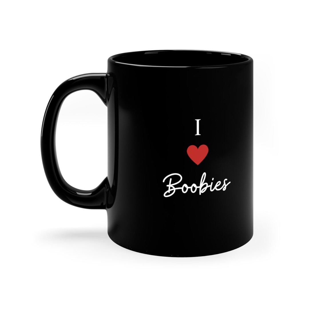 Embrace Body Positivity With Our 'I Love Boobies' Boob Mug. Unique Gift ...