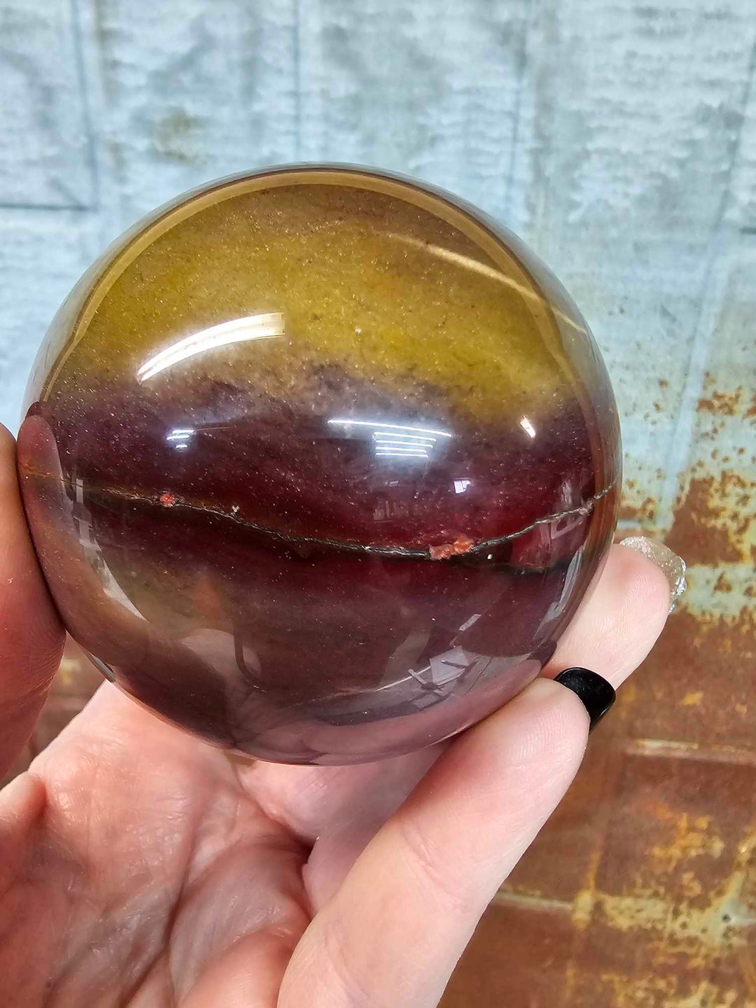 Mookaite Sphere - Etsy