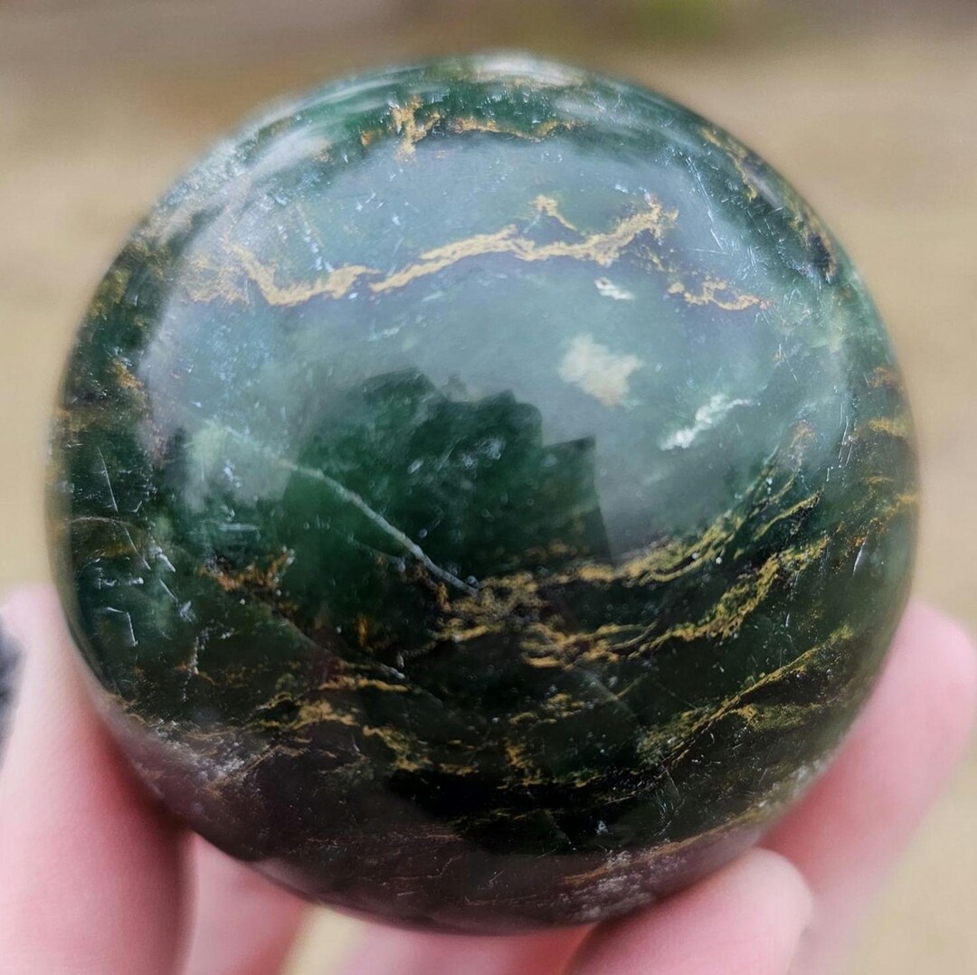 Emerald Jasper Sphere (56.4mm) - Etsy