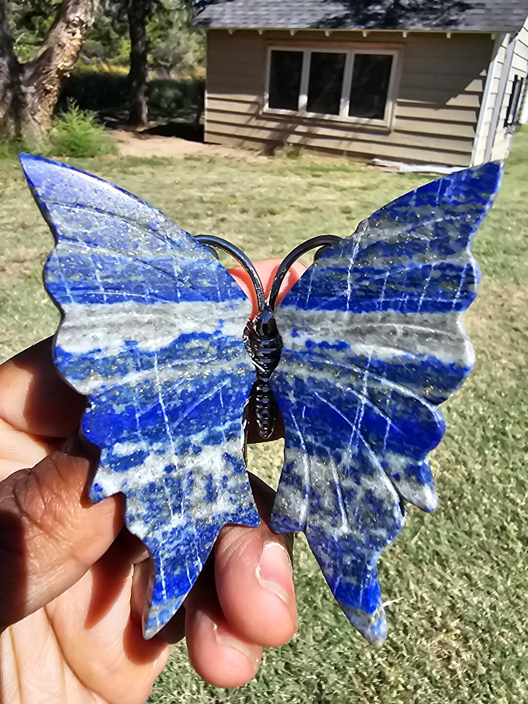 Lapis Lazuli Butterfly - Etsy