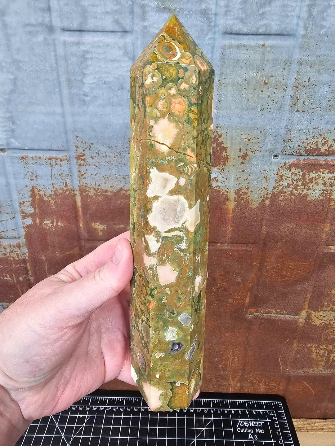 Rainforest Jaspert Tower repaired - Etsy